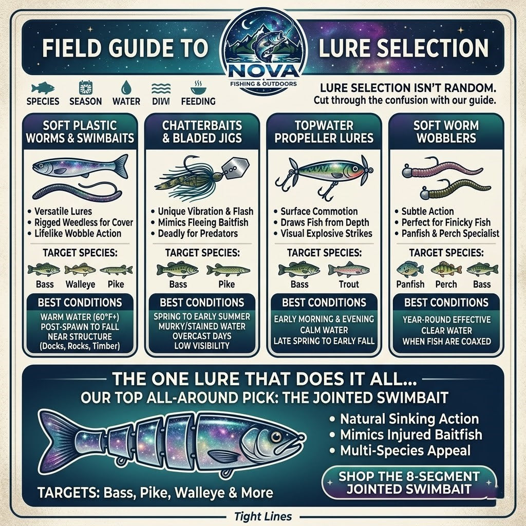 The Right Lure for the Right Fish | Nova Fishing & Outdoors